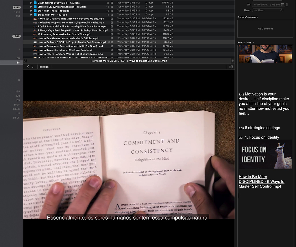 Timestamp and annotations at video files - DEVONthink - DEVONtechnologies Community