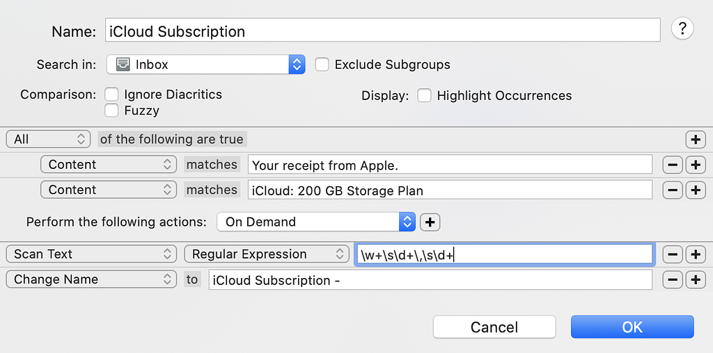Regular Expressions and Smart Rules v3.5 - DEVONthink - DEVONtechnologies Community