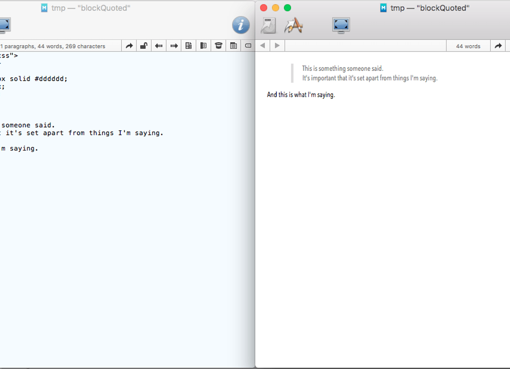 Css Support For The Markdown Preview Feedback Devontechnologies Community