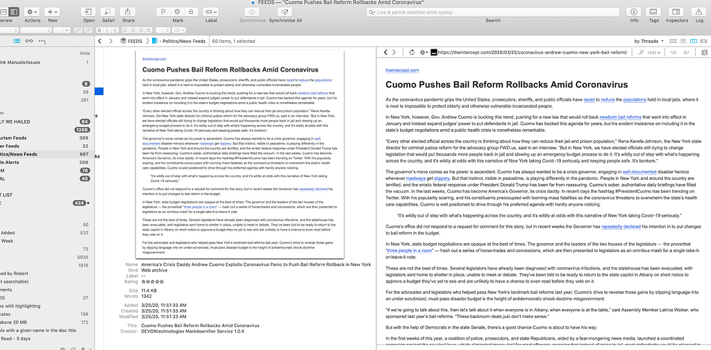 Two duplicate views in column view? - DEVONthink - DEVONtechnologies Community