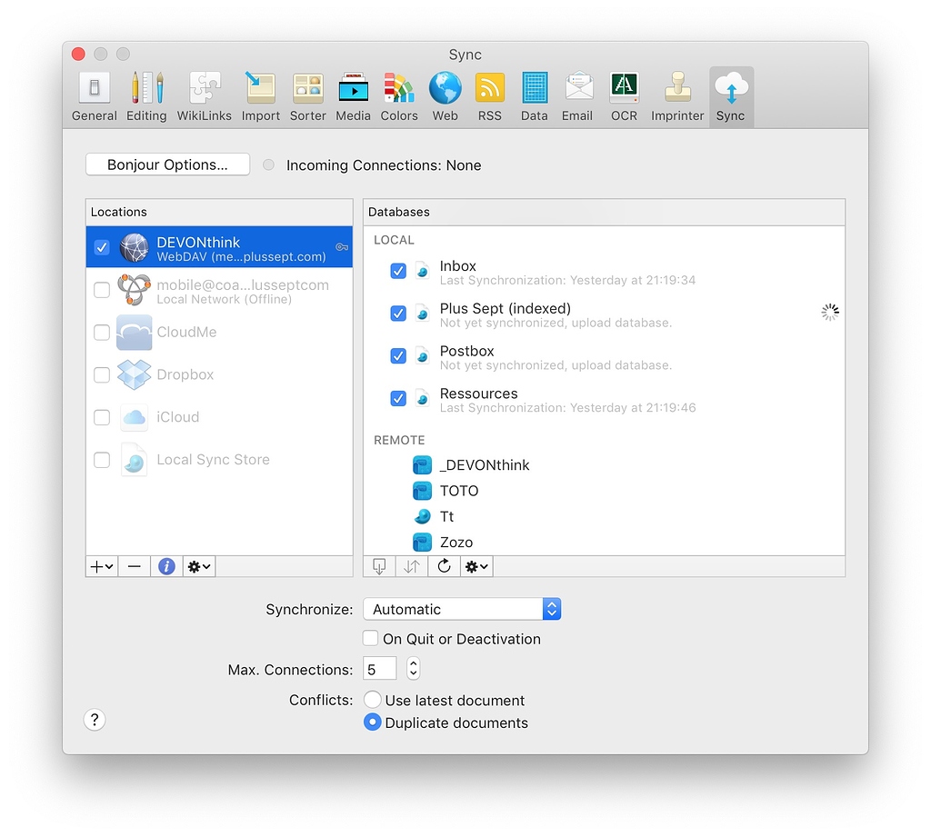 How to definitely delete remote databases? - DEVONthink - DEVONtechnologies Community