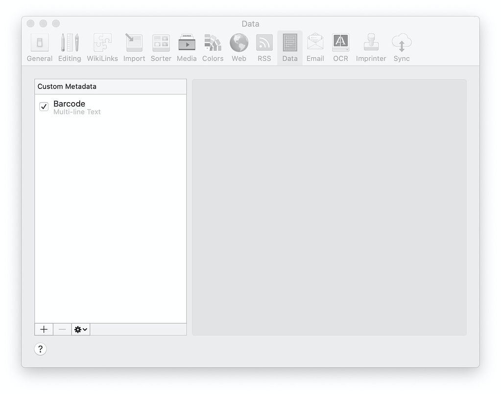 Custom Metadata: - DEVONthink - DEVONtechnologies Community