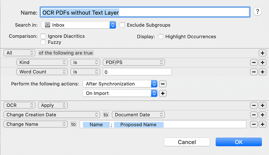 Trigger Follow-Up smart rule - DEVONthink - DEVONtechnologies Community