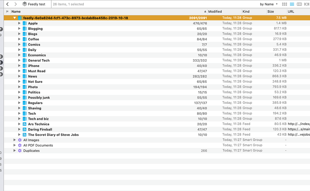 How to import Feedly OPML file? - Tips - DEVONtechnologies Community