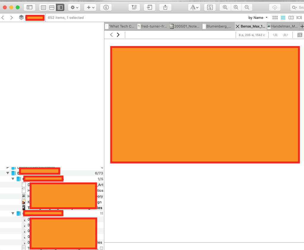 Sidebar list in widescreen goes blank - Feedback - DEVONtechnologies ...
