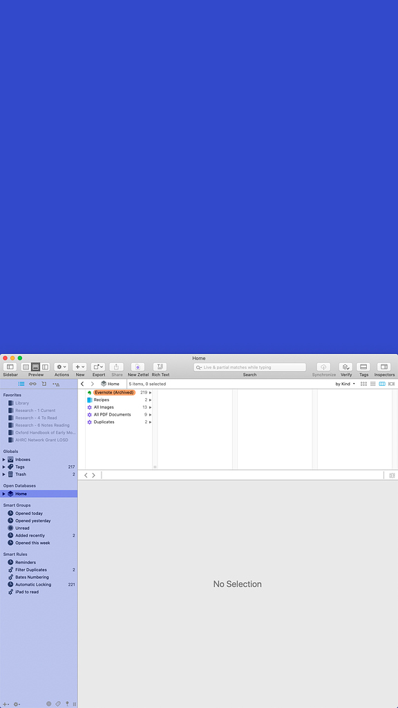 Sidebar showing desktop colour? - DEVONthink - DEVONtechnologies Community