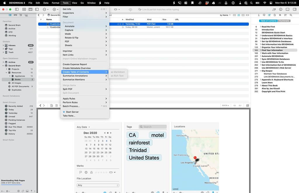 Create Table of Contents from Header Information in PDFs? - DEVONthink - DEVONtechnologies Community
