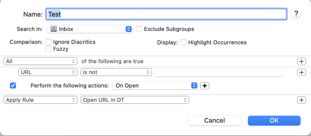 Apply smart rule to a smart group (or an alternative)? - Automation - DEVONtechnologies Community