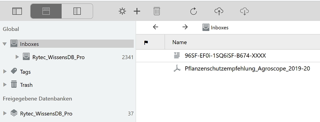How to add files to a database using DT-Server web interface ...