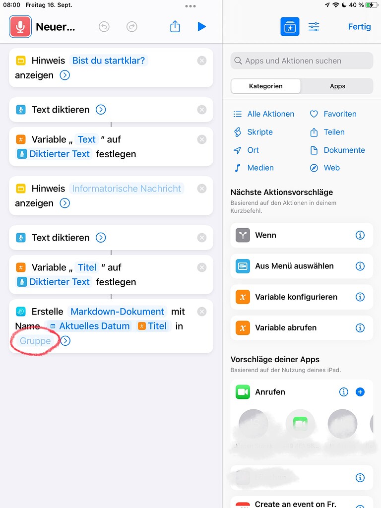 Troubles with Siri integration and Workflows - DEVONthink To Go - DEVONtechnologies Community