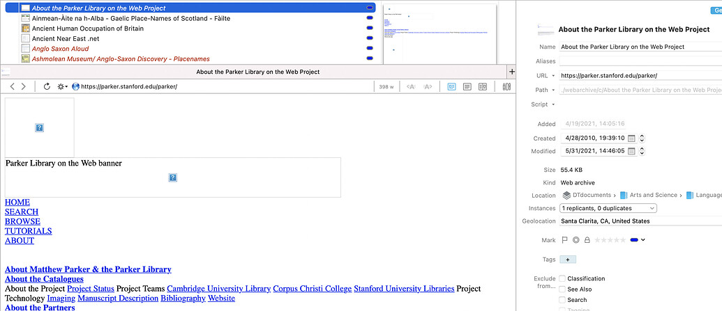 Updating webarchives - DEVONthink - DEVONtechnologies Community