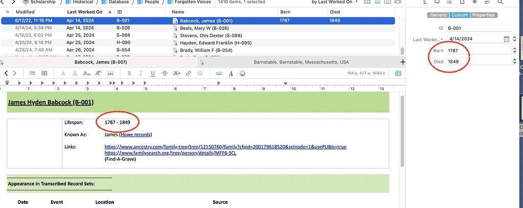 Pulling Metadata into RTF document - DEVONthink - DEVONtechnologies Community