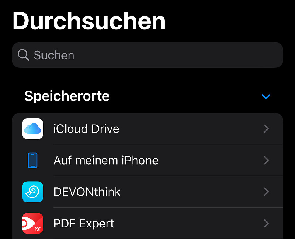 iOS 17 Files App and DTTG not working together - DEVONthink To Go ...