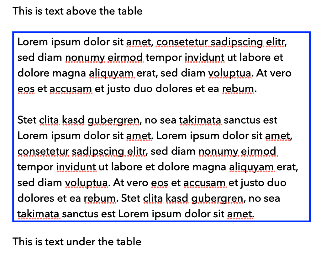 How to select text in tables? - DEVONthink - DEVONtechnologies Community