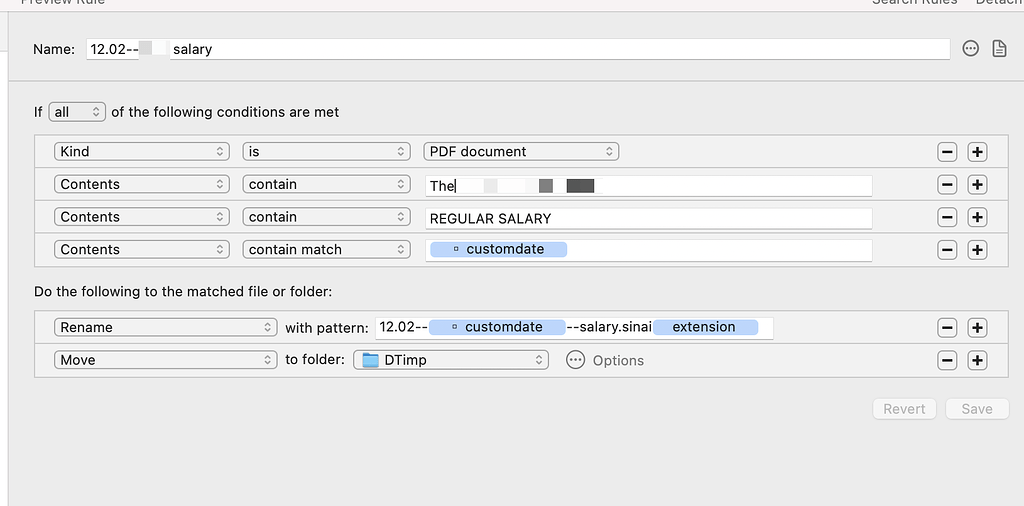 Ditching few remaining hazel rules and moving them to devonthink..reading inside pdf advice ...