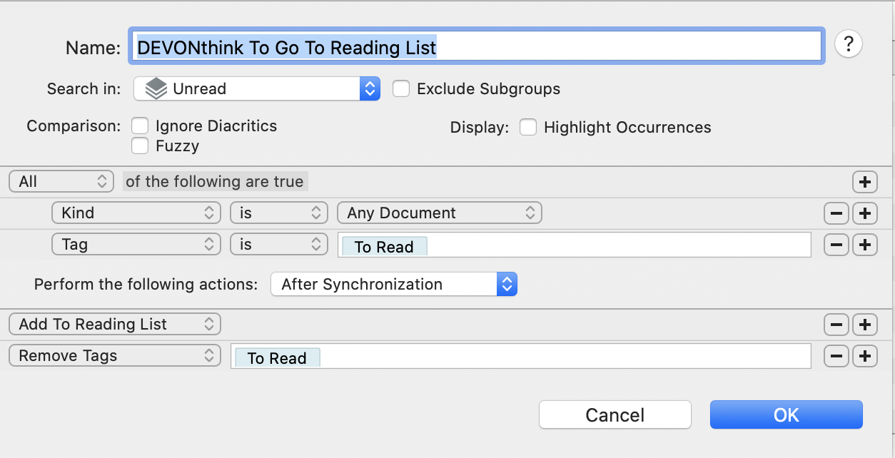 Any way to view DT3 Reading List in DTG? - DEVONthink To Go - DEVONtechnologies Community