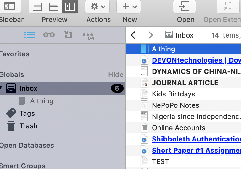 New User: Setting Up DevonThink3 for first time, can't create Databases - DEVONthink ...