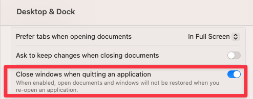 How to prevent previous opened documents from re-opening on launch of DEVONthink? - DEVONthink ...