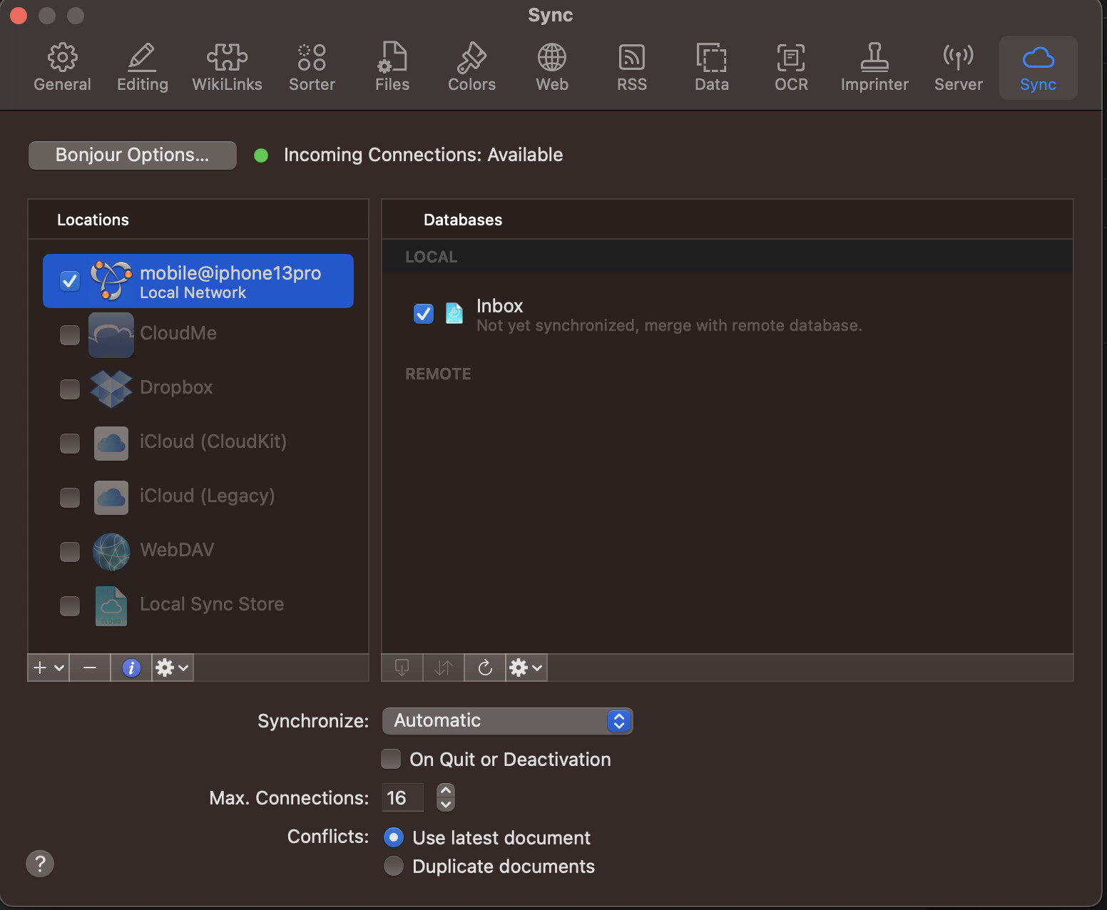 How to sync between devonthink pro and to go - Tips - DEVONtechnologies Community