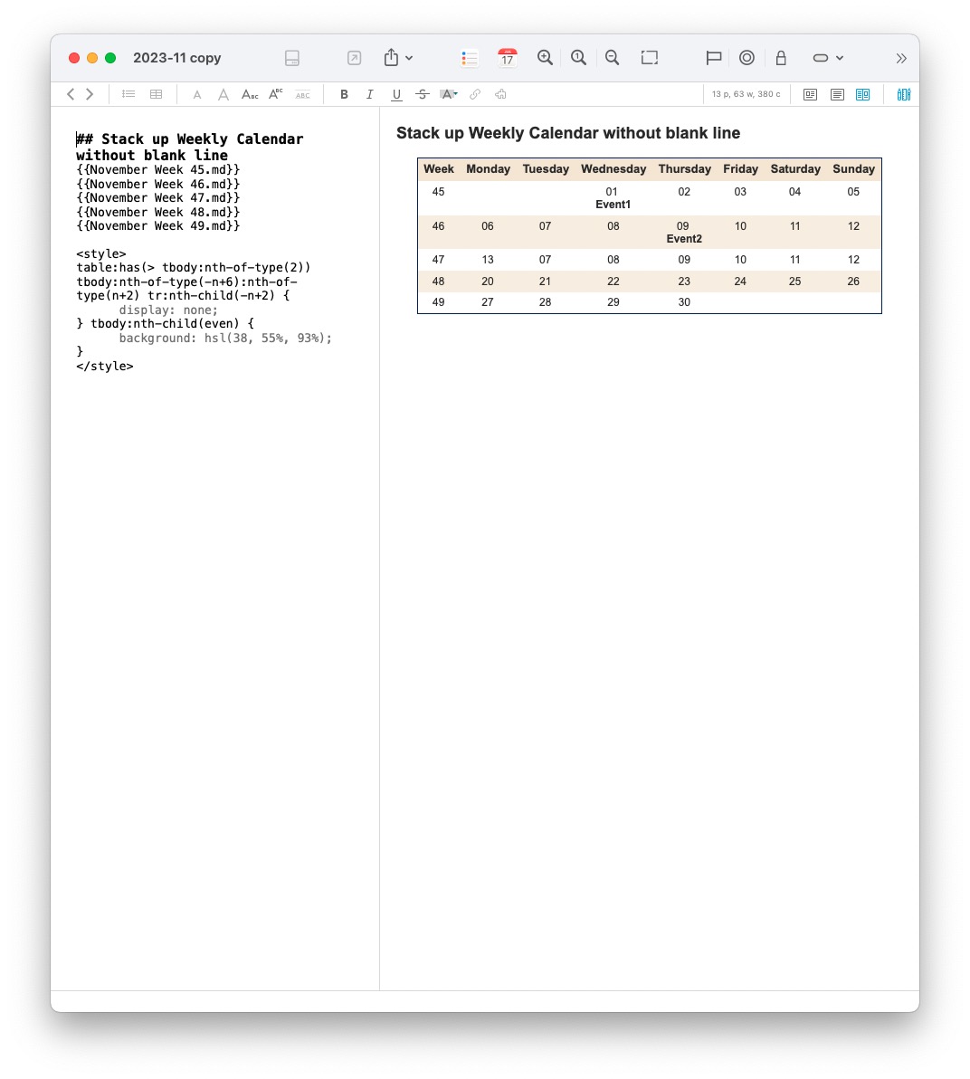Disable header rows for Markdown Tables Transclusion - DEVONthink ...