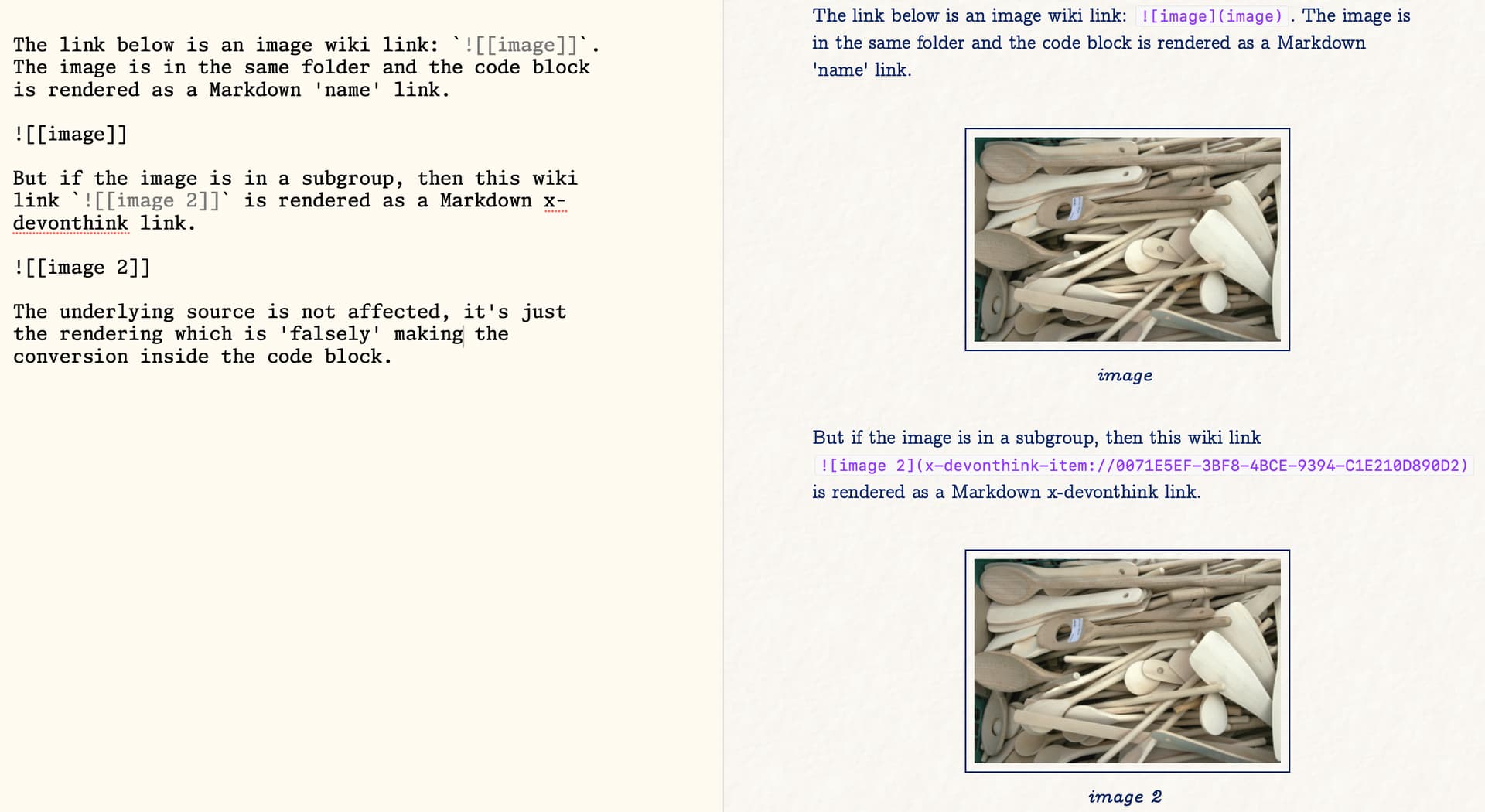 Misleading Rendering of Wikilinks inside rendered html - DEVONthink - DEVONtechnologies Community