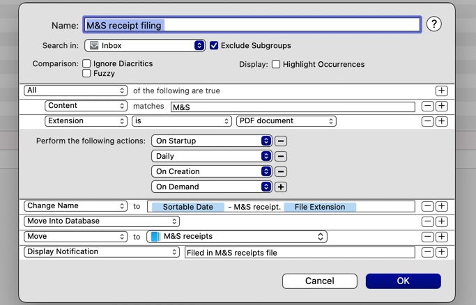 Smart Rules and applying them - DEVONthink - DEVONtechnologies Community