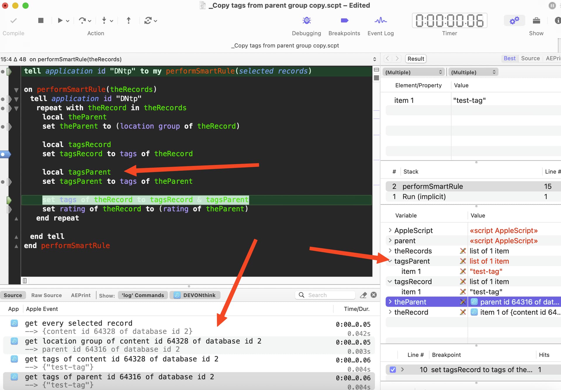 Script fails when run in batch job - on performSmartRule (Can’t get ...